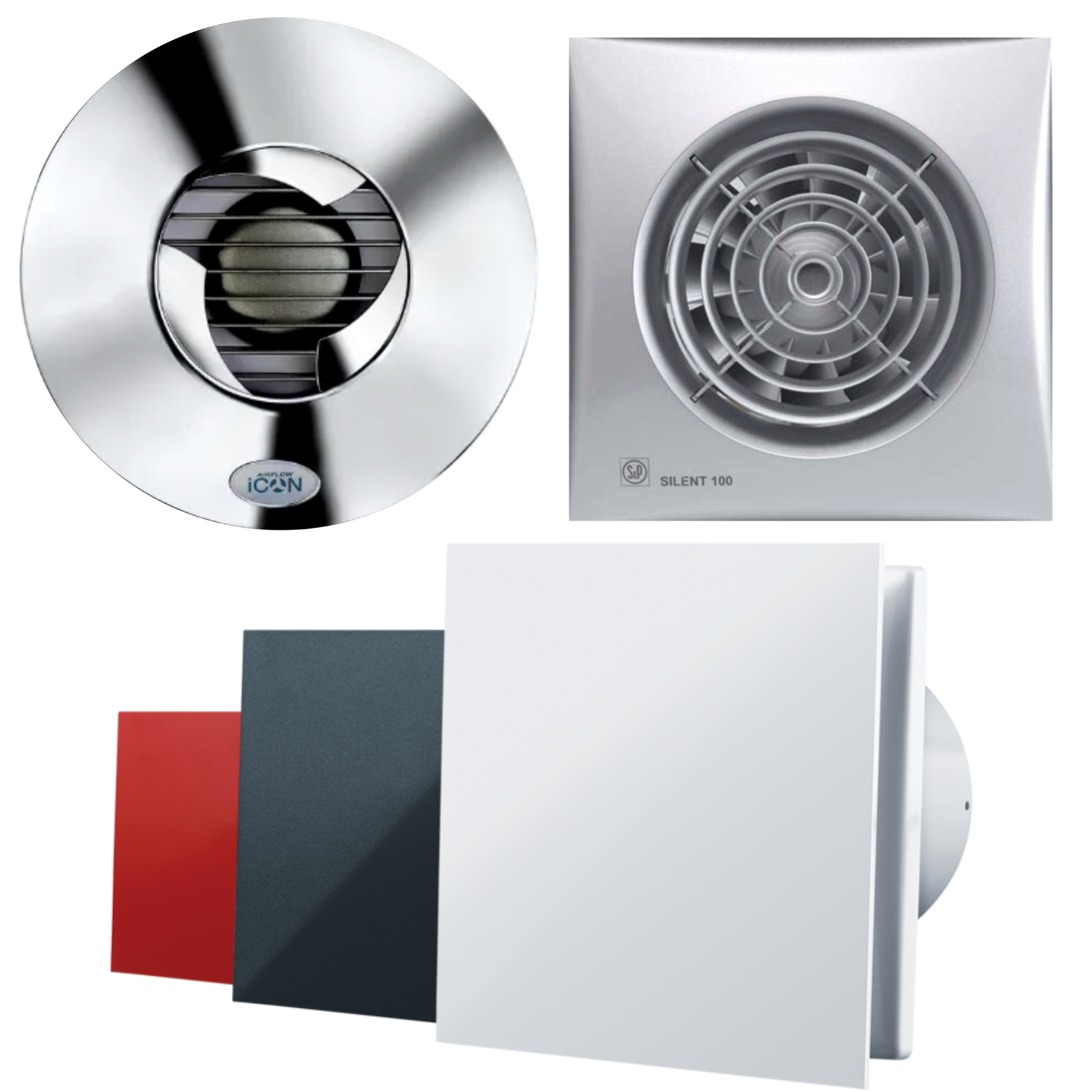 Axiální ventilátory do koupelny